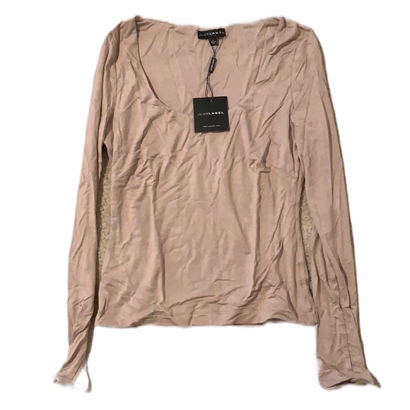 JLUXLABEL | Tops | Nwt Jluxlabel Taupe Aimee Jluxbasix Long Sleeve To ...